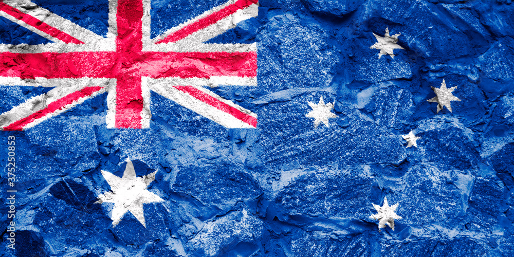 Australia flag on texture background. Background for greeting cards for ...