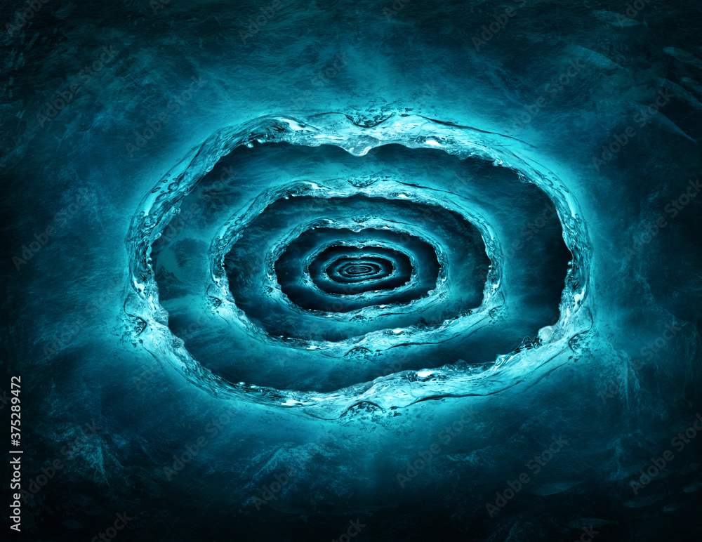 Bermuda Triangle Waves Middle of the ocean MYSTERY NEVER FOUND Stock ...