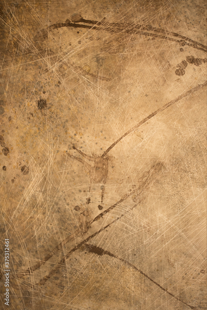 Vintage antique papyrus paper texture, abstract wall surface background ...