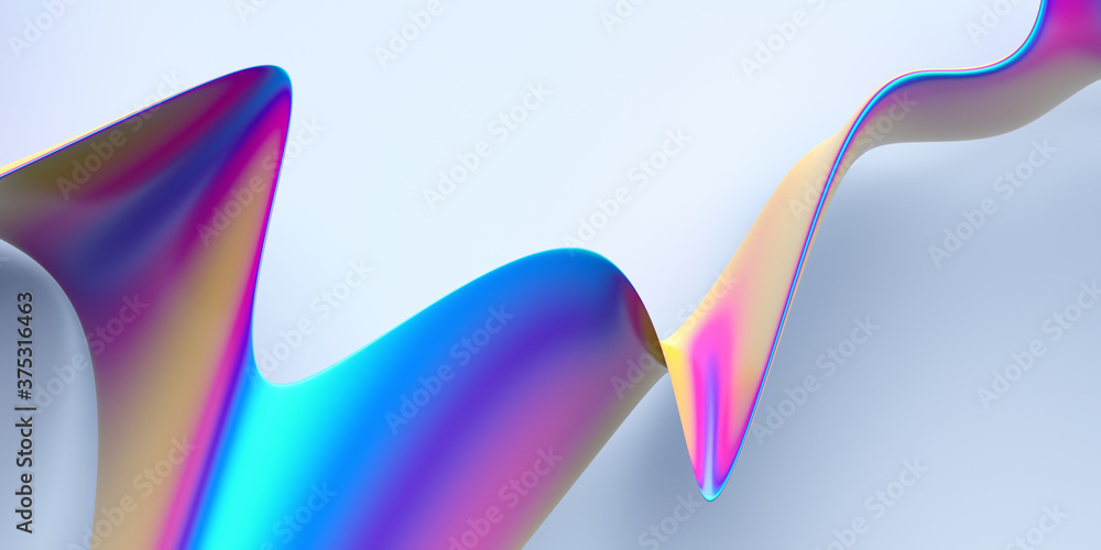 Abstract 3d render, background design, modern illustration Stock ...