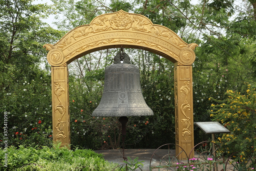 bell in the temple of Nepal Stock Photo | Adobe Stock