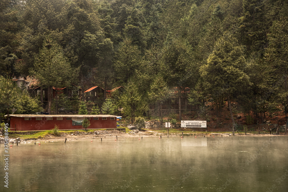 Los Azufres, aguas termales en Michoacan México Stock Photo | Adobe Stock