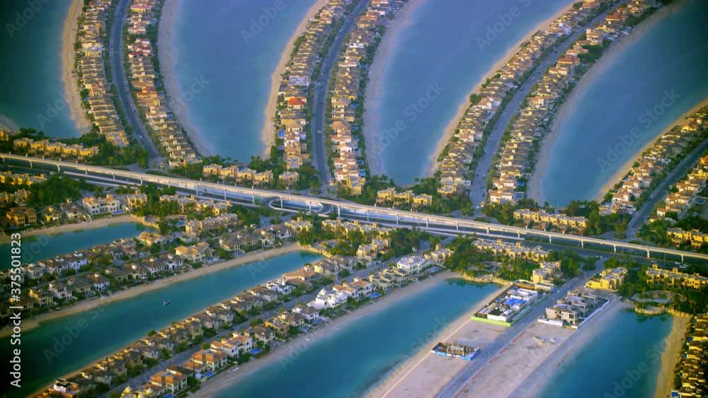 A breathtaking aerail closer view at the residential neighborhood by ...