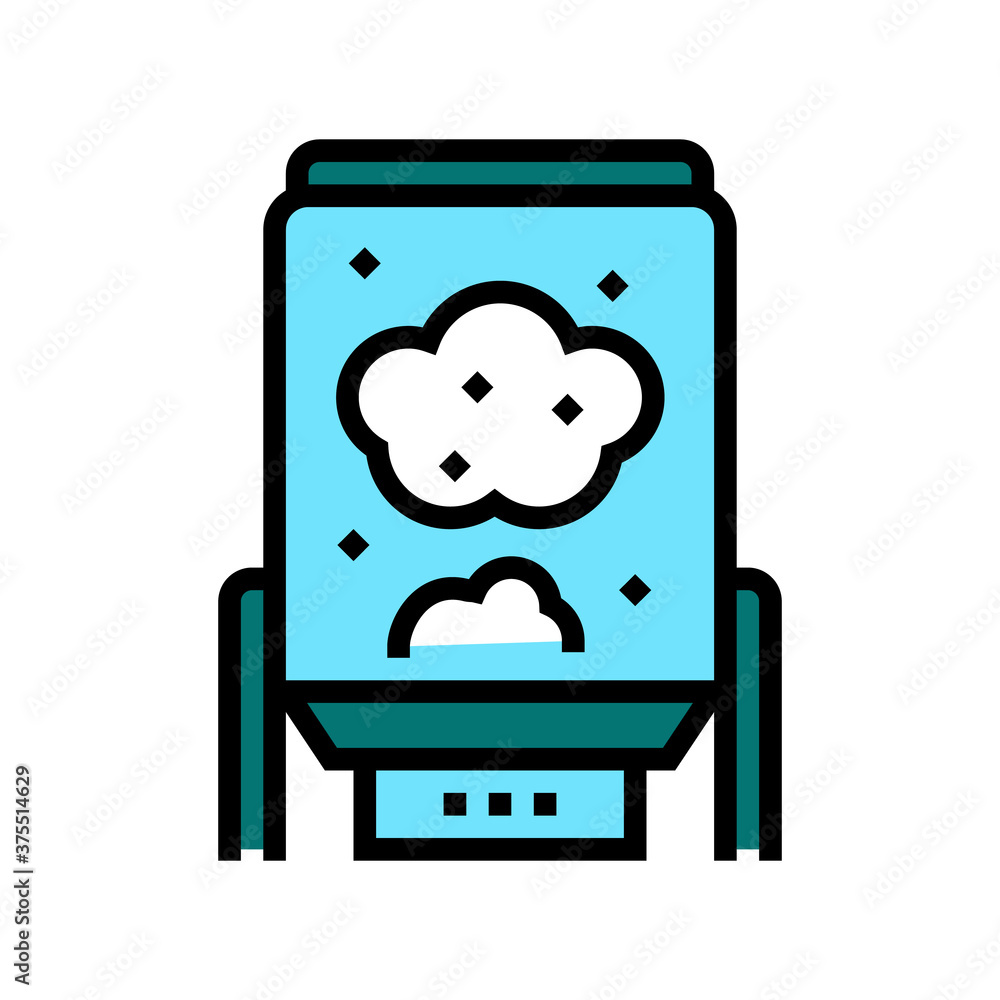 digester system color icon vector. digester system sign. isolated ...