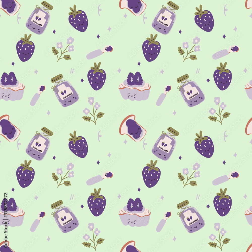 Cartoon style Asian design. Hand drawn colored trendy vector ...