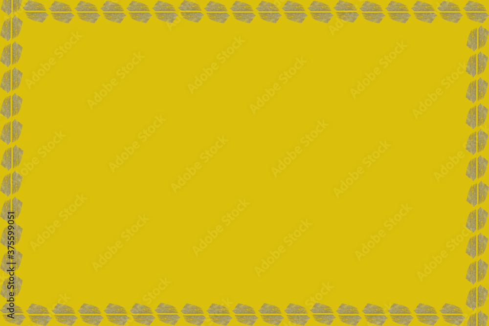 Grey pattern border design on Yellow background .Abstract wallpaper ...