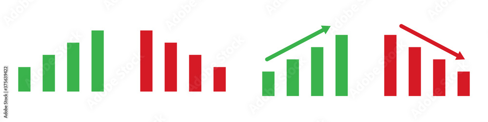 Raking, crecimiento y decadencia económica de negocio, producto ...