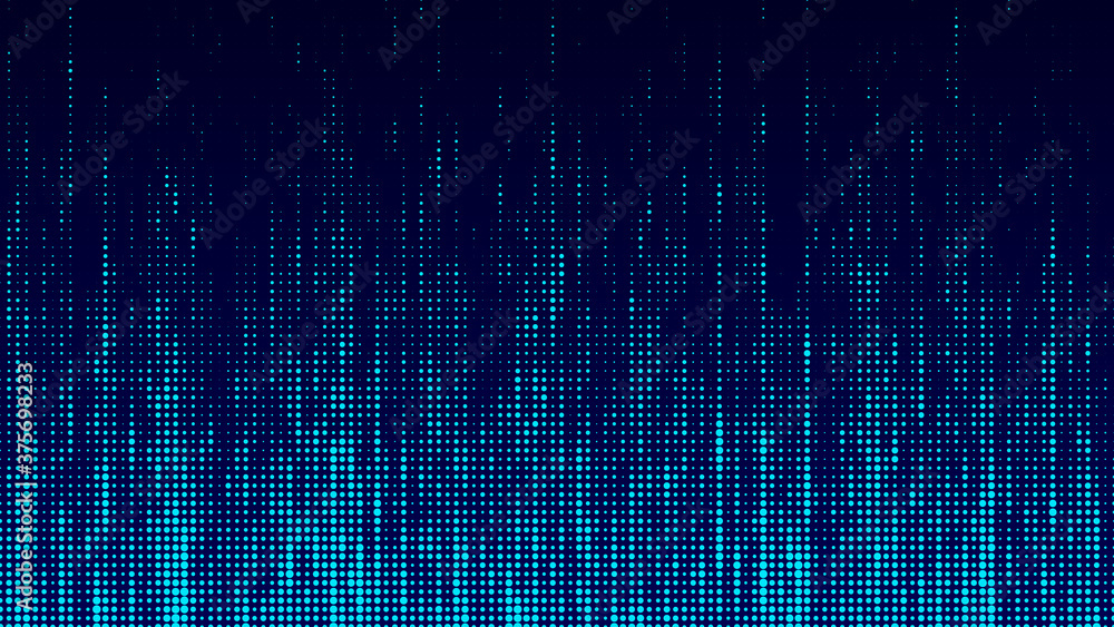 Matrix background. Falling particles. Matrix glitch. Cybernetic ...