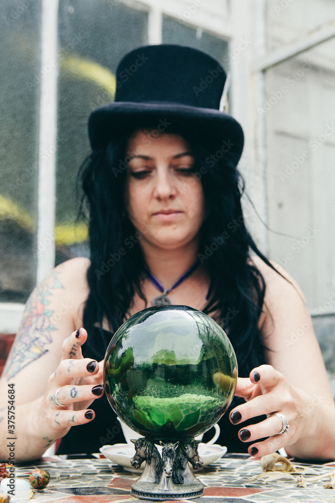 Woman fortune teller Stock Photo | Adobe Stock