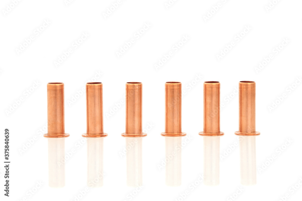 Copper inserts 10mm used in plumbing to stop pipe collapsing when used ...