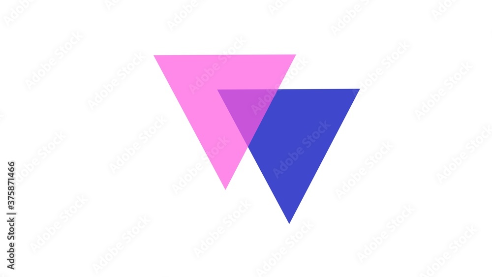 Bisexual triangles. Sexual identity pride flags. Bisexual flag, bi ...