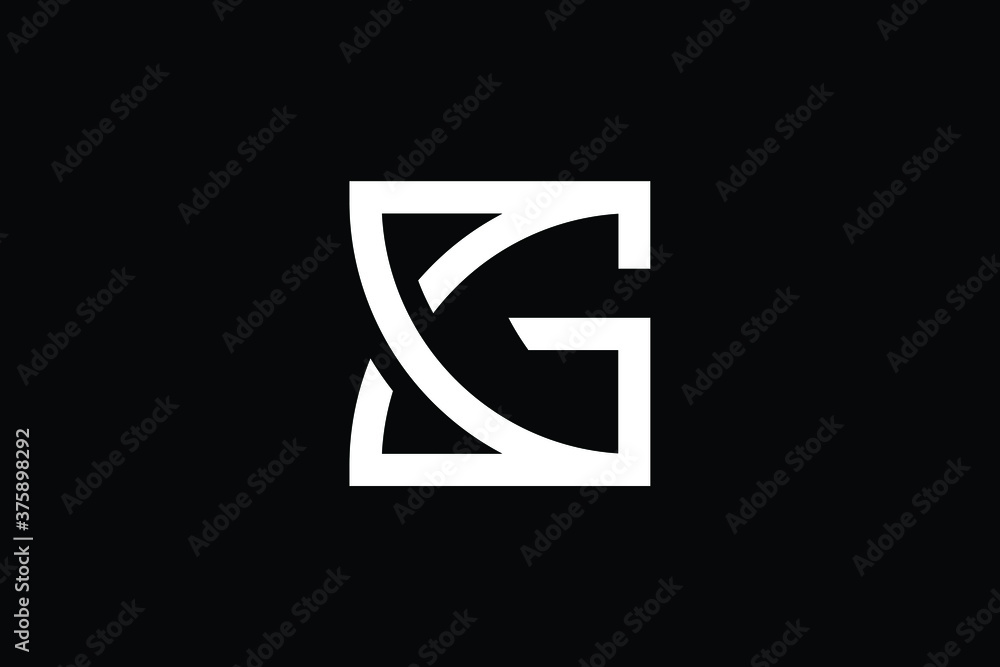 Minimal Innovative Initial KG logo and GK logo. Letter GK KG creative ...