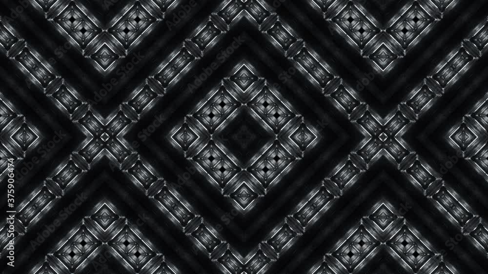 Trigonal 3d render moving animated black background VJ loop CGI effect ...