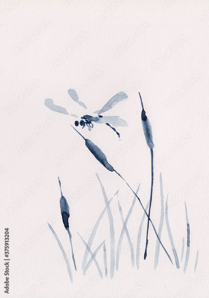 Abstract Chinese Ink Art