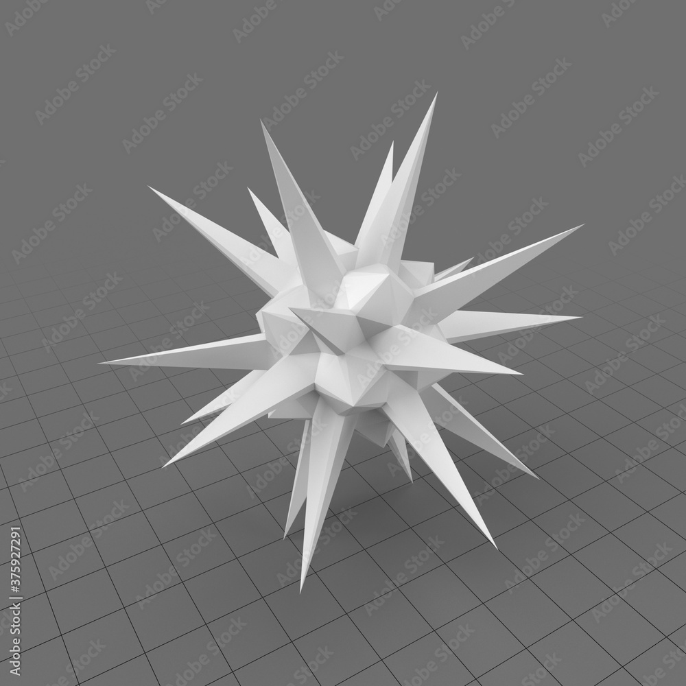 Abstract figure 3 Stock 3D asset | Adobe Stock