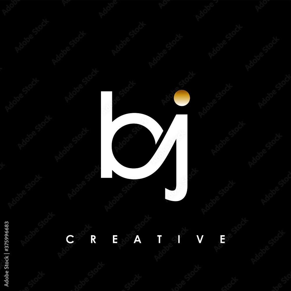 bj Letter Initial Logo Design Template Vector Illustration Stock Vector ...