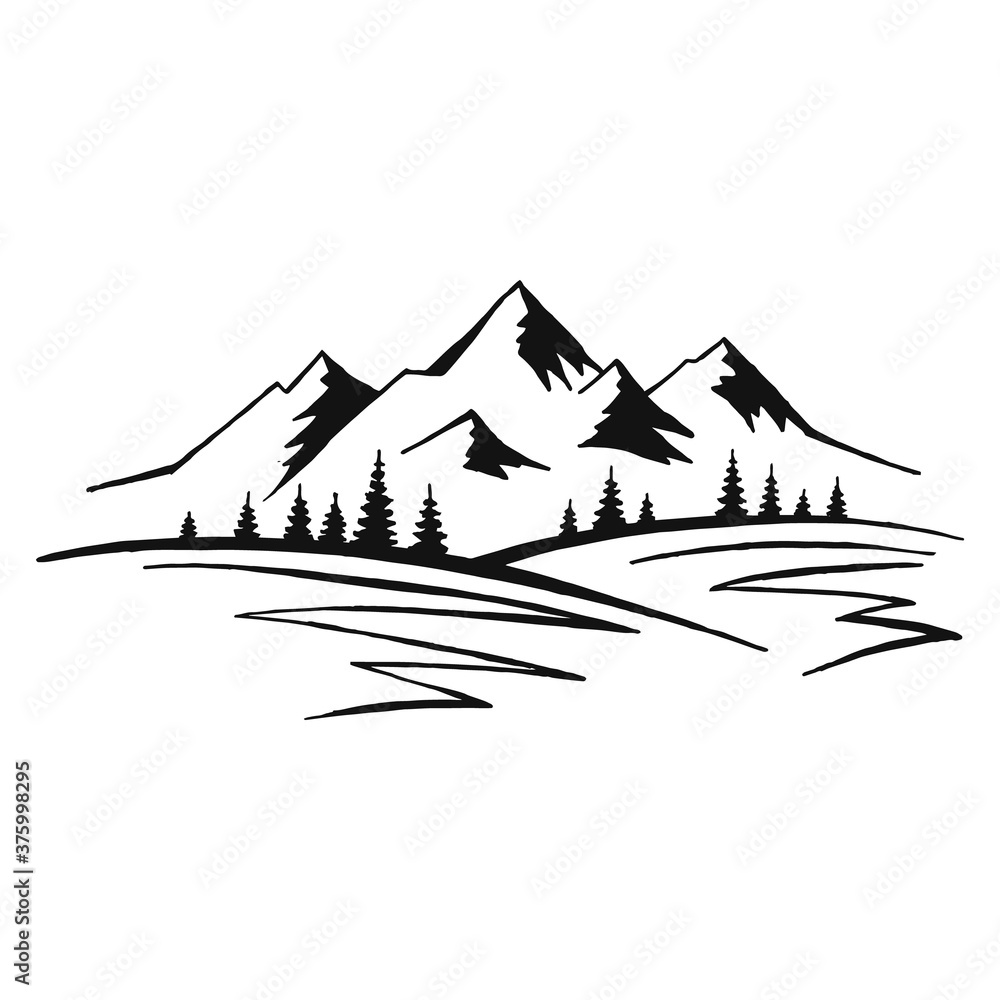 Mountain Images Clipart Black And White Infoupdate mountain-images-clipart-black-and-white-infoupdate
