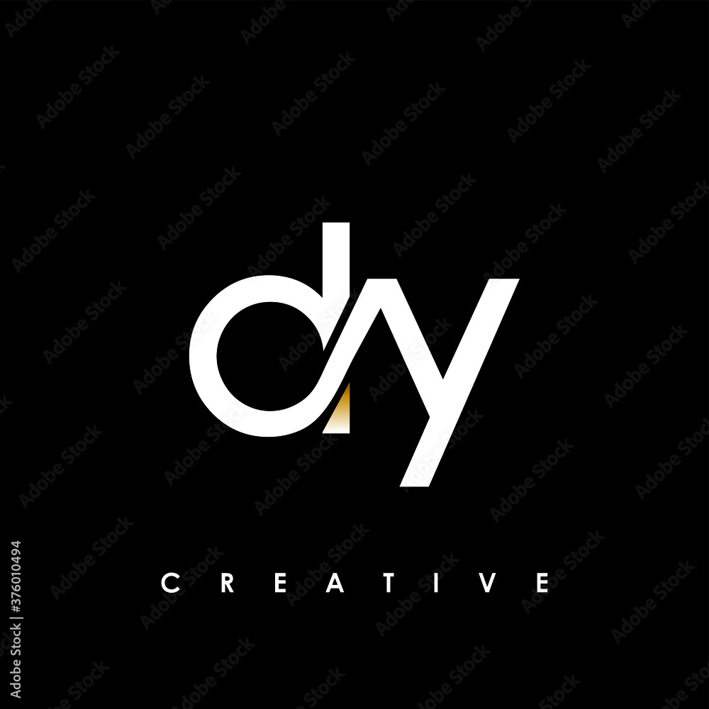 DY Letter Initial Logo Design Template Vector Illustration Stock Vector ...