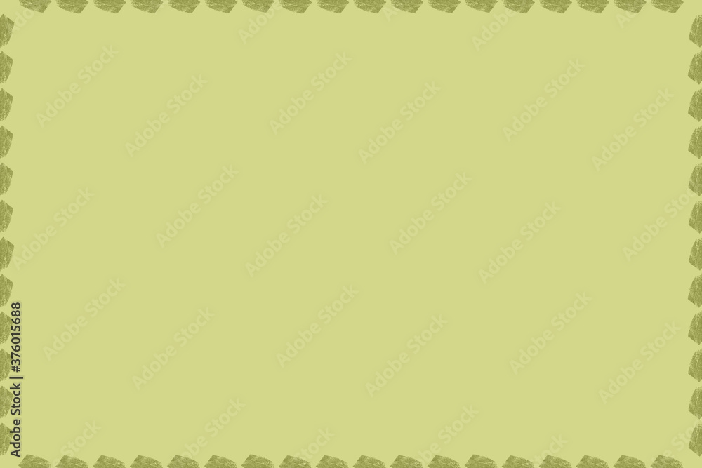Green pattern border design on light green background .Abstract ...