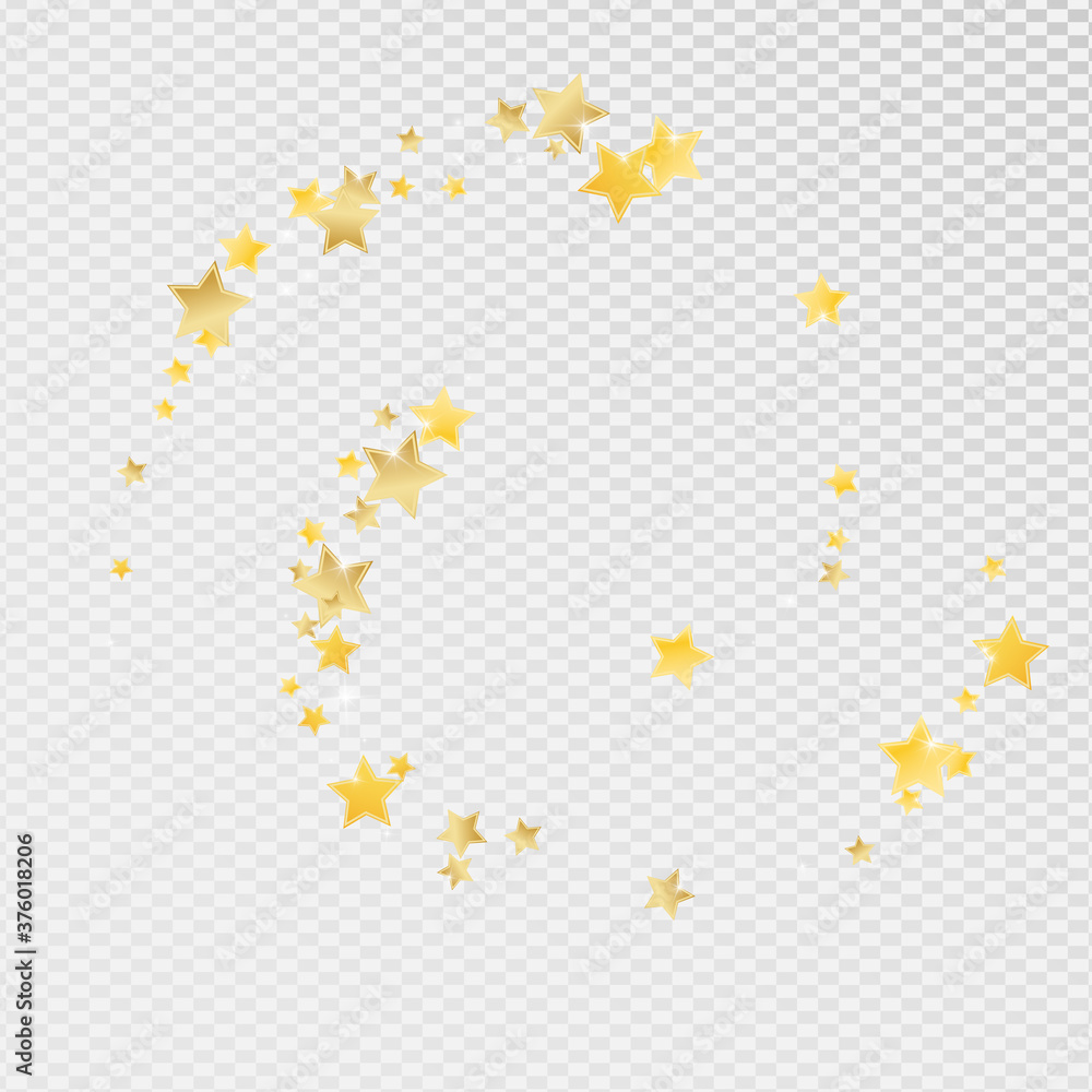 Gold Twinkle Stars Vector Transparent Background. Stock Vector | Adobe Stock