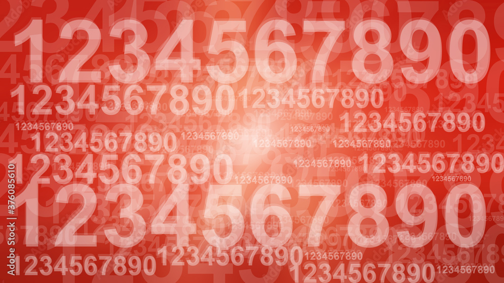 Number Text pattern texture background wallpaper Stock Illustration ...