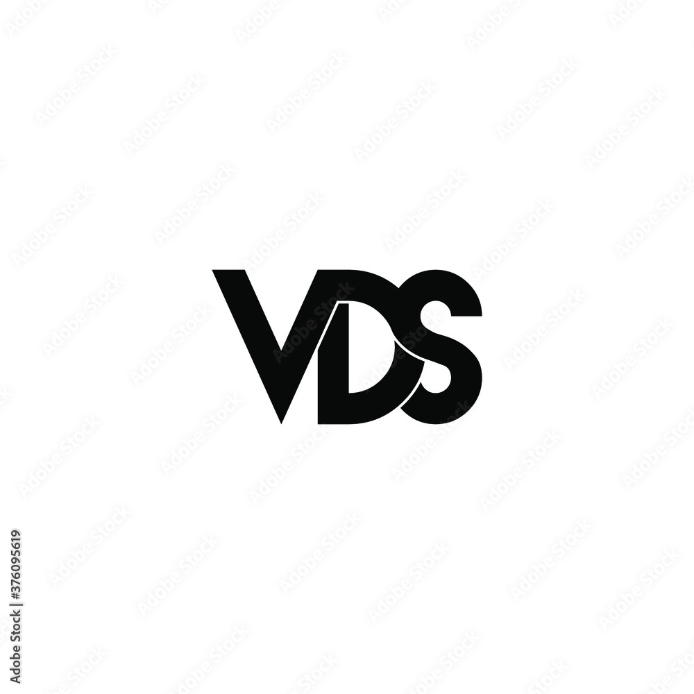 vds letter original monogram logo design Stock Vector | Adobe Stock