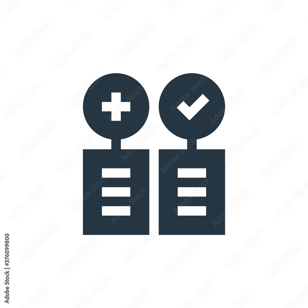 pros and cons icon. Glyph pros and cons icon for website design and ... pros and cons icon. Glyph pros and cons icon for website design and ...