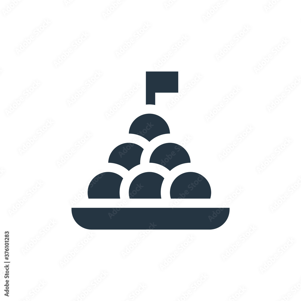 bitterballen icon. Glyph bitterballen icon for website design and ...