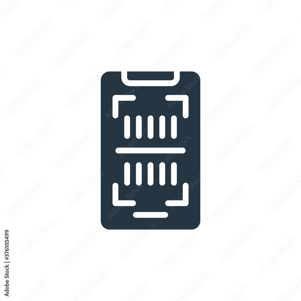 Barcode Scan Icon Glyph Barcode Scan Icon For Website Design And Mobile App Development Print