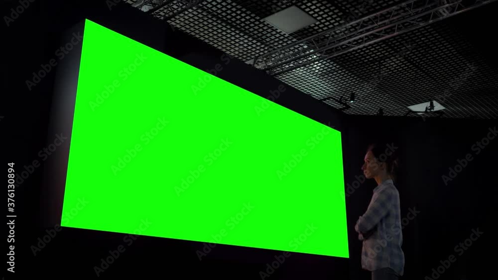 Green screen, technology, chroma key, futuristic, template, mock up ...