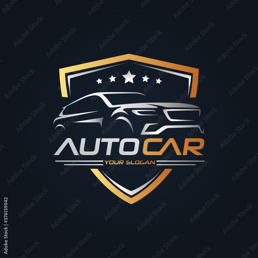 Car Garage Premium Concept Logo Design Stock Vector | Adobe Stock