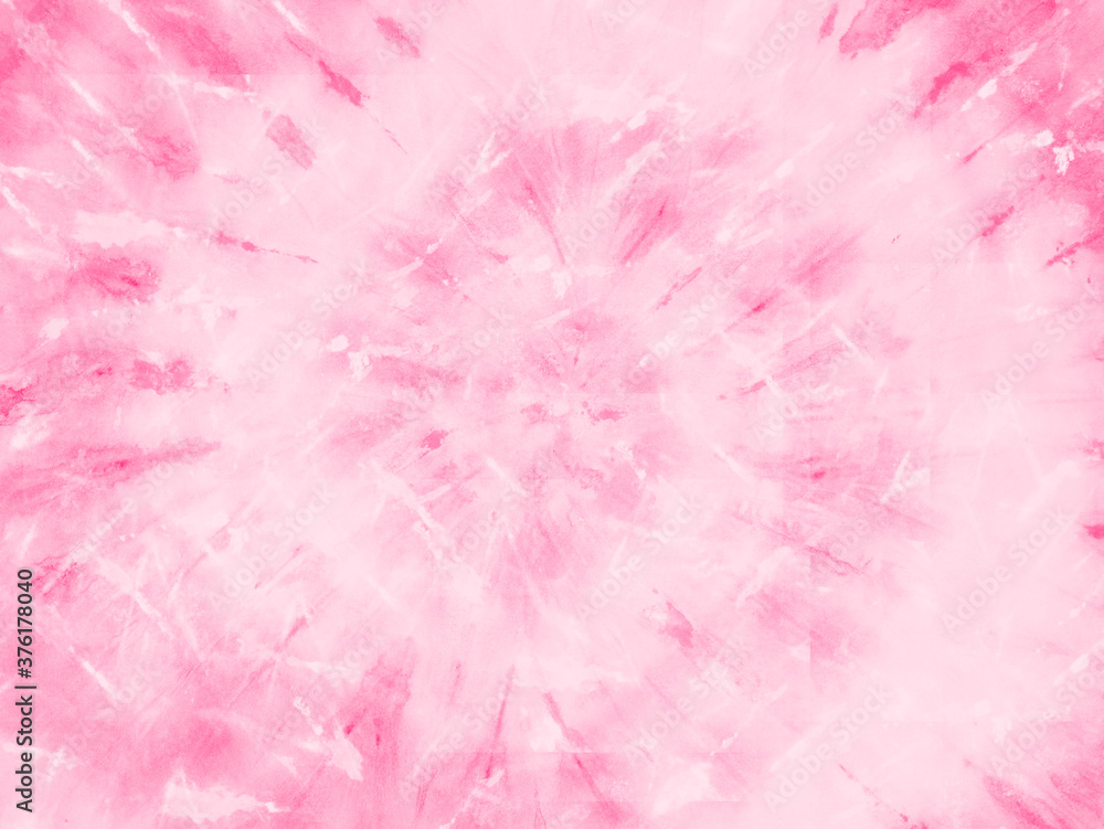 Pink tie dye pattern. Spiral tie-dye texture background. Stock Photo ...