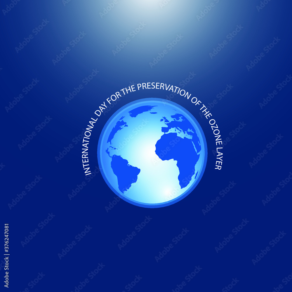 International Day for the Preservation of the Ozone Layer Vector Design ...