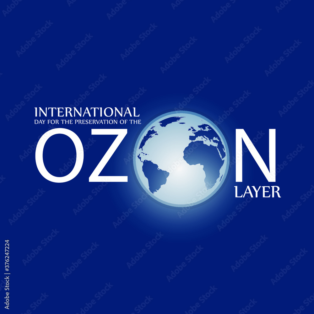 International Day for the Preservation of the Ozone Layer Vector Design ...