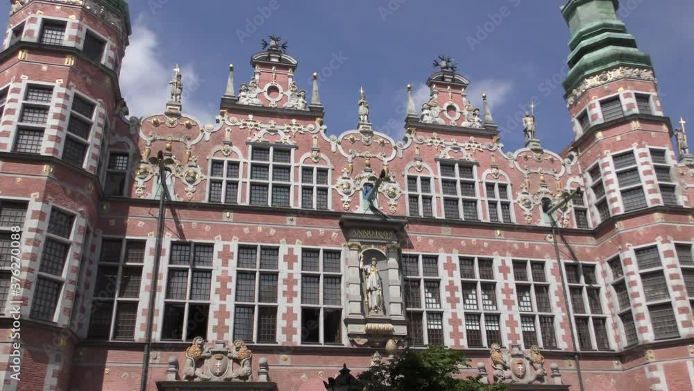 The Old Arsenal building, rebuilt after the war in medieval Dutch style ...