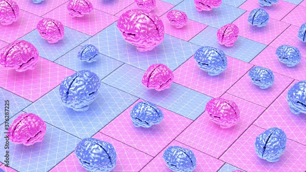 Human brain, imagination and inspiration concept, mind power and mental ...