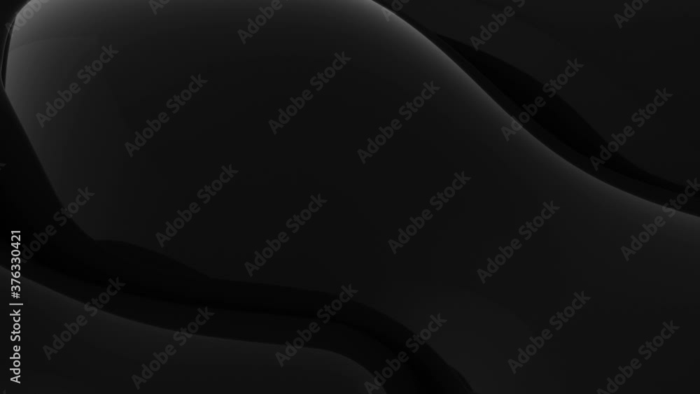 Abstract black background looping animation. Slow motion smooth black ...