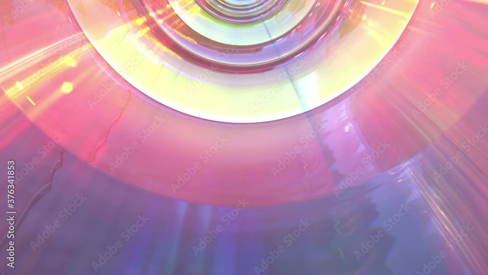Rainbow refraction. Glass dispersion. Holographic Rainbow foil. Color ...