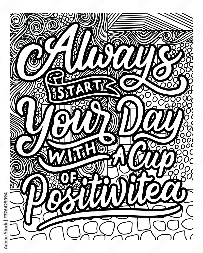 motivational quotes coloring book pages.inspirational quotes coloring ...