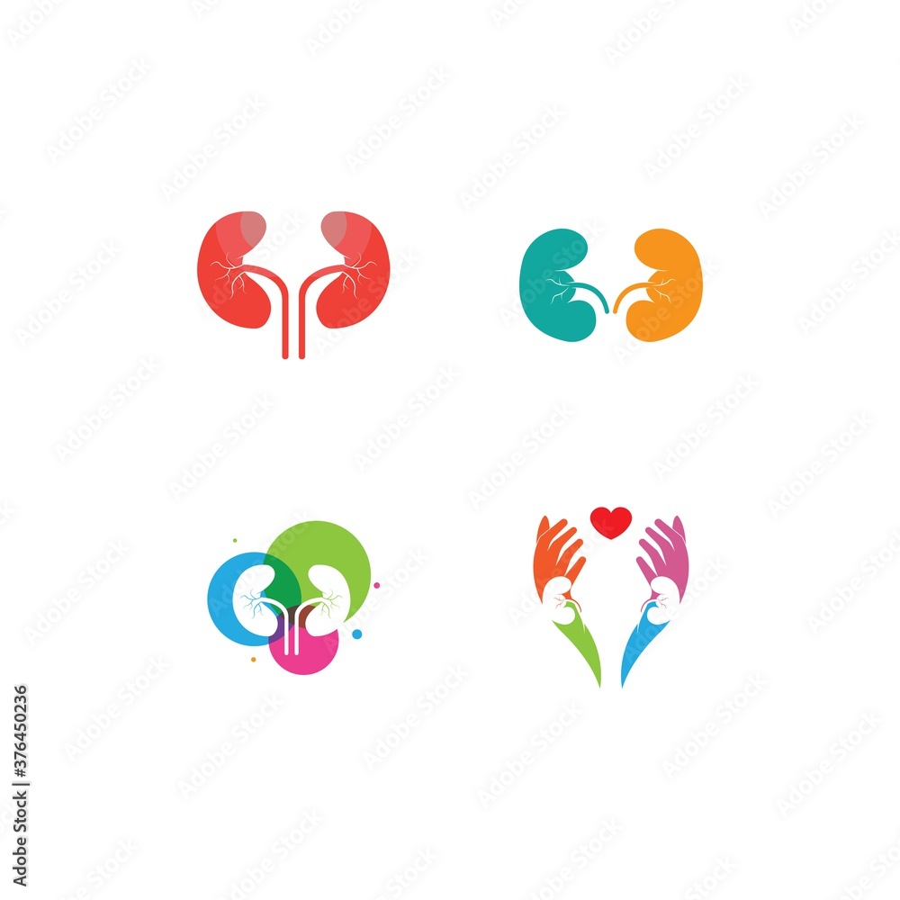 kidney logo vector Stock Vector | Adobe Stock