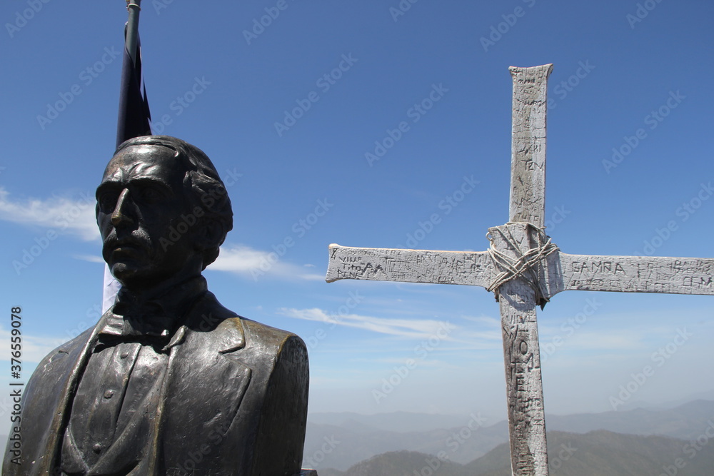 Poster Pico duarte, estatua momumento juan pablo duarte, cima de la ...