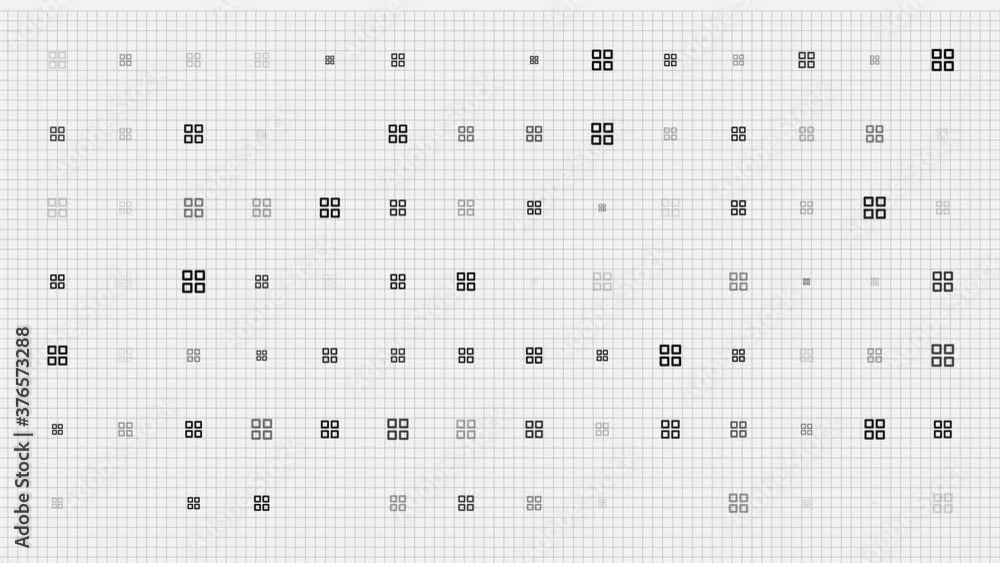 symbol of Microsoft logo animation loop. Seamless pattern background ...