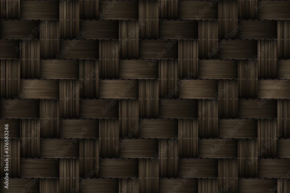 Brown basket weave seamless background. Classic cross woven texture ...