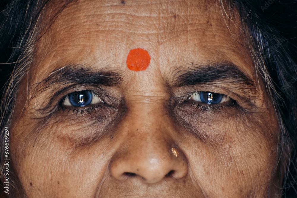 Indian Bindi Eyes