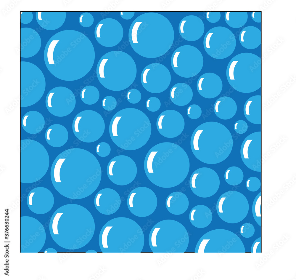blue bubble, vector illustration for background Stock Vector | Adobe Stock