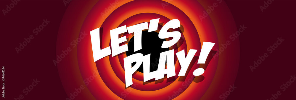Let's play Stock Vector | Adobe Stock