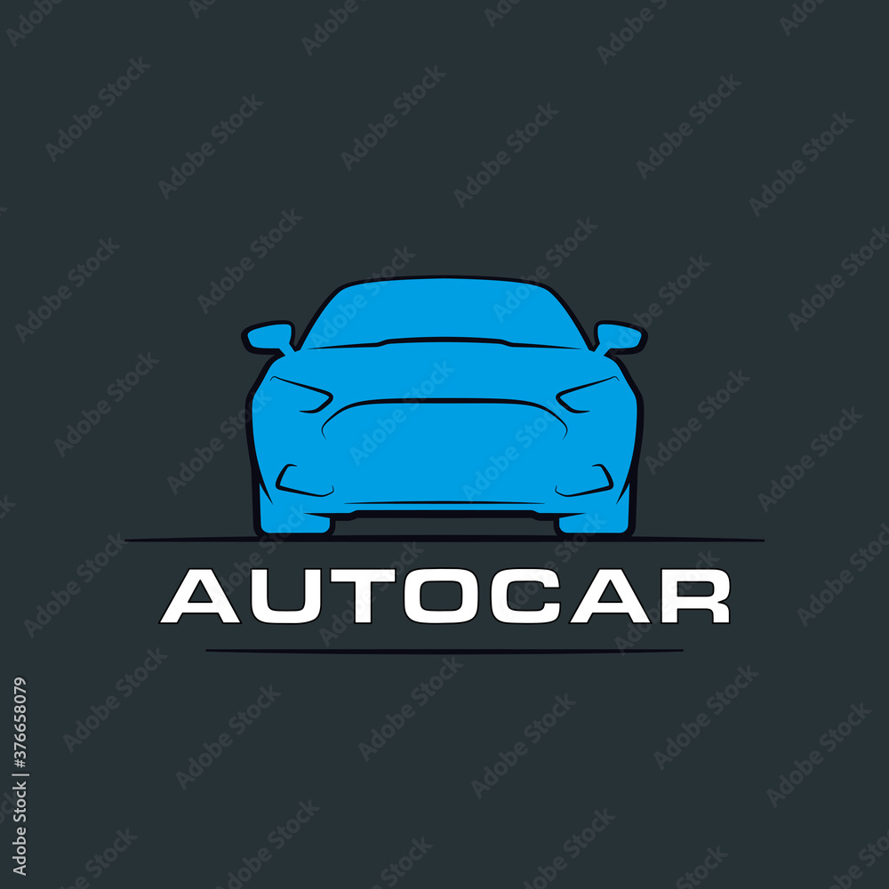 Auto car badge. Vehicle auto prototype icon. Emblem of the auto machine ...