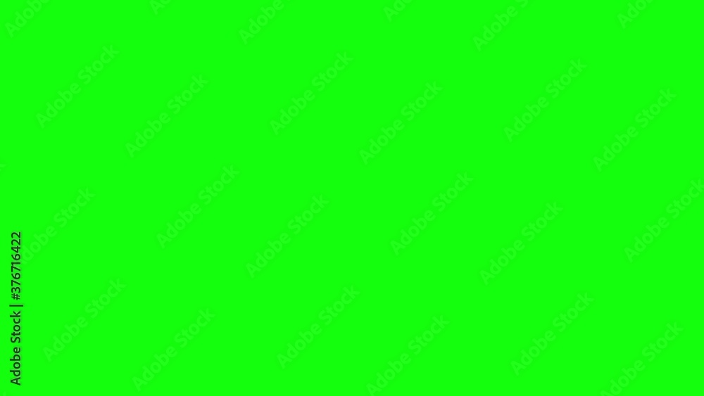10 intro animations of a trash bin symbol or icon. Green Screen Chroma ...