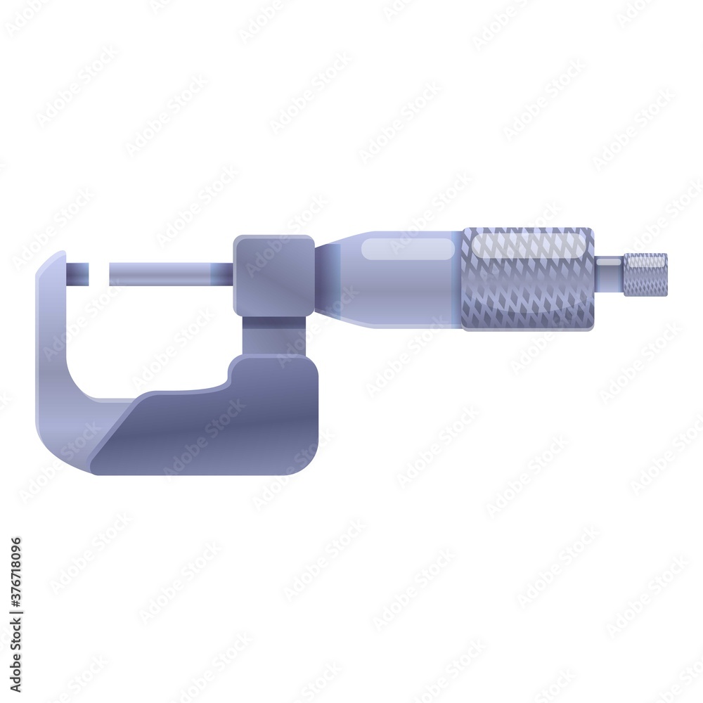 Device micrometer icon. Cartoon of device micrometer vector icon for ...