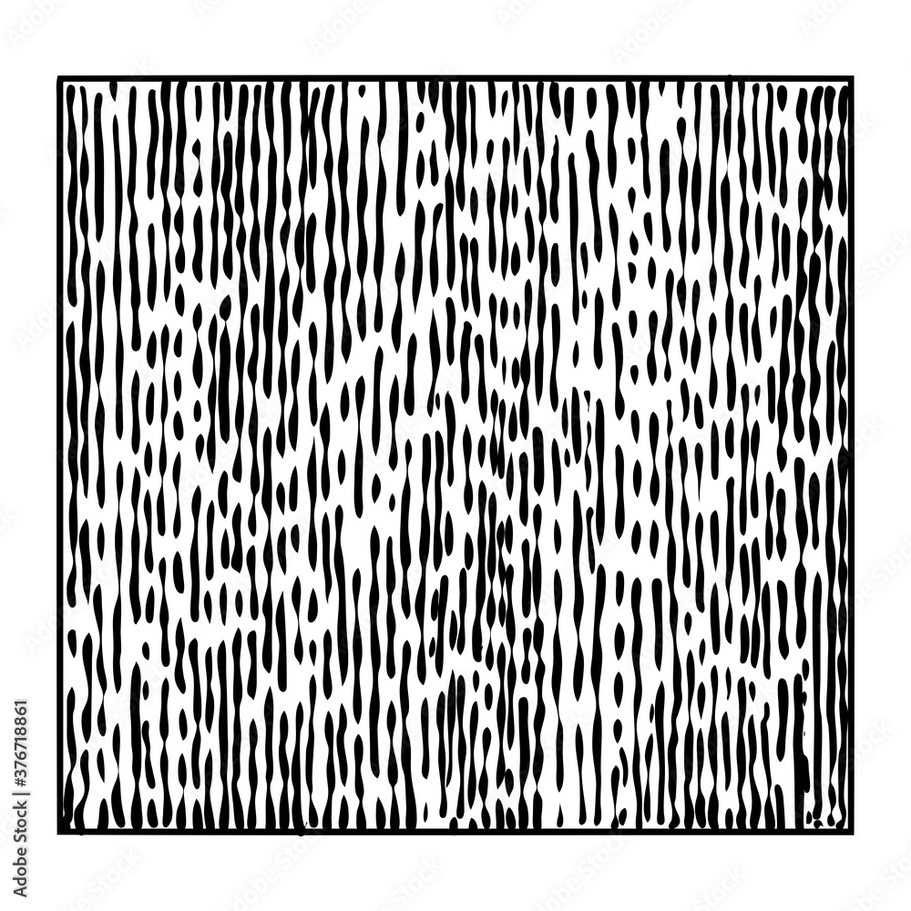 Doodle square irregular linear hatching textures lines drawn with ...